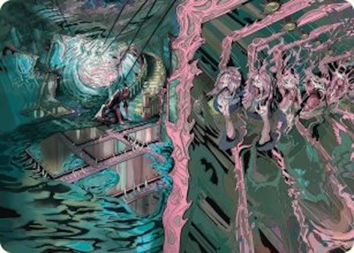 Mirror Room // Fractured Realm Art Card [Duskmourn: House of Horror Ar