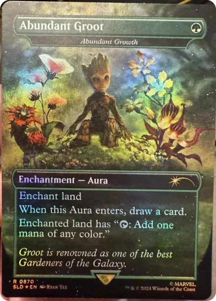 Abundant Groot - Abundant Growth (Rainbow Foil) [Secret Lair Drop Seri